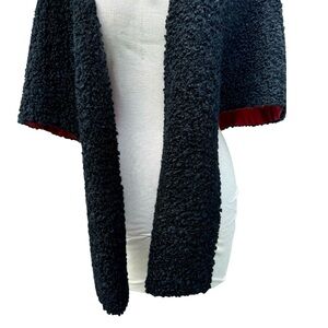 Vintage | Jackets & Coats | Vtg 95s Black Curly Lambswool Mink Fur ...